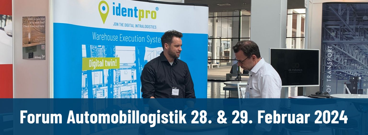 IdentPro auf dem Forum Automobillogistik 2024 – Innovation trifft auf Industrie – Identpro